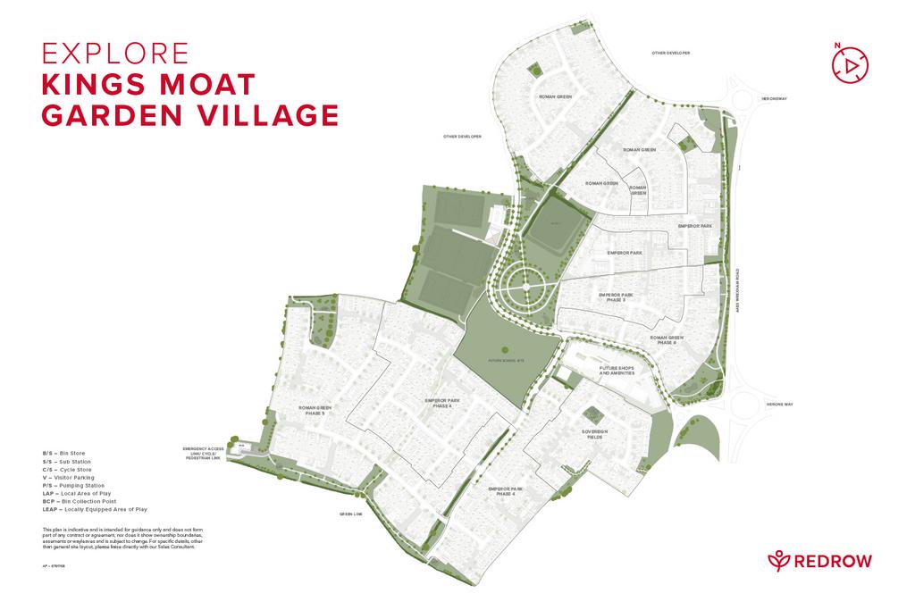 Emperor Park, Kings Moat Garden Village | New Development by Redrow ...