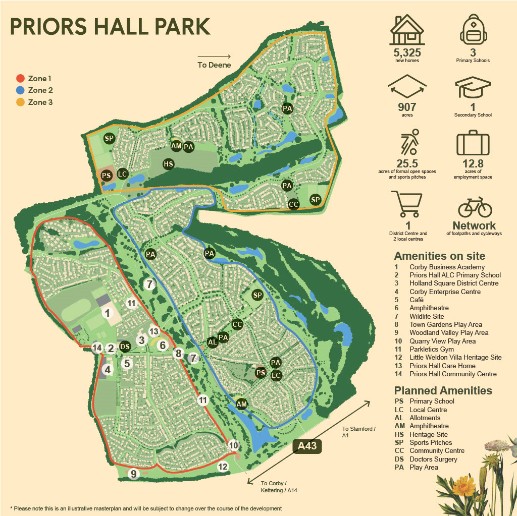Barratt Homes at Priors Hall Park | New Development by Barratt Homes ...