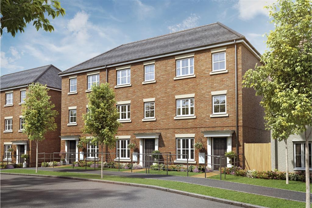 The Belbury- Plot 319 at Northfield... 4 bed terraced house - £300,000
