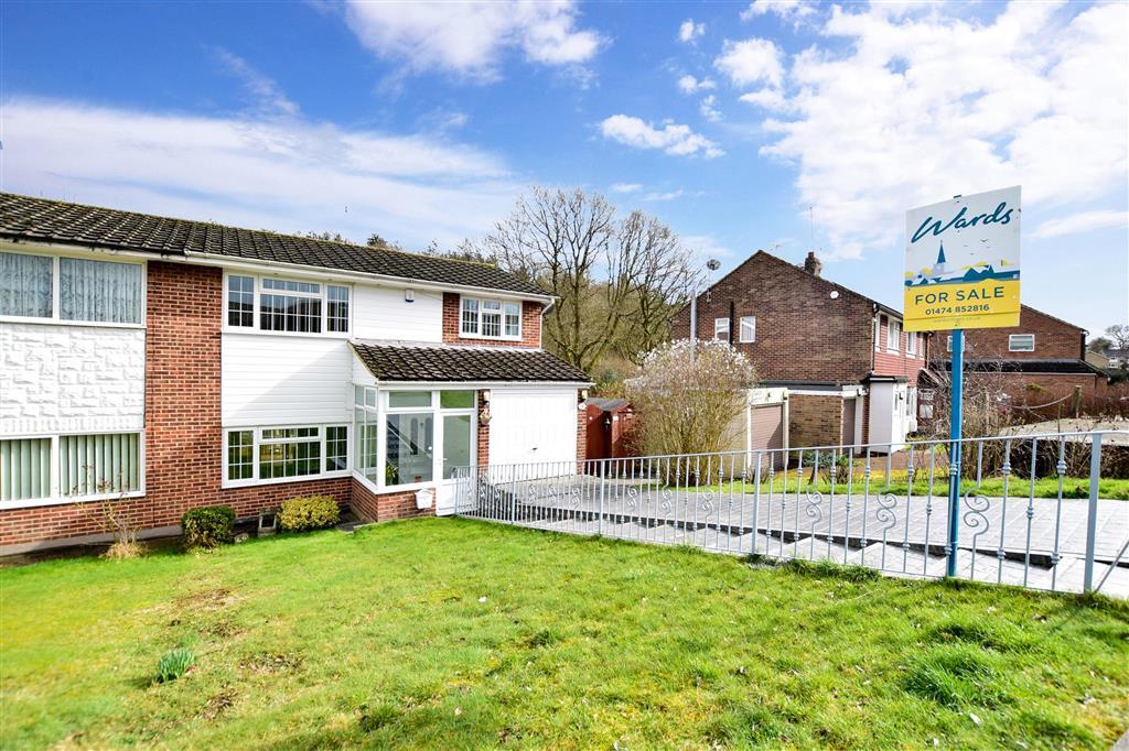 Hever Wood Road, West Kingsdown, Sevenoaks, Kent 3 bed semi-detached ...