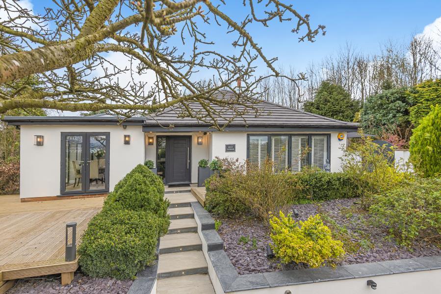 ORCHARD CORNER, ARKENDALE ROAD... 2 bed detached bungalow - £695,000