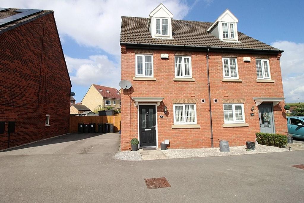 Gower Way, Rawmarsh, Rotherham 3 bed semi-detached house for sale - £ ...
