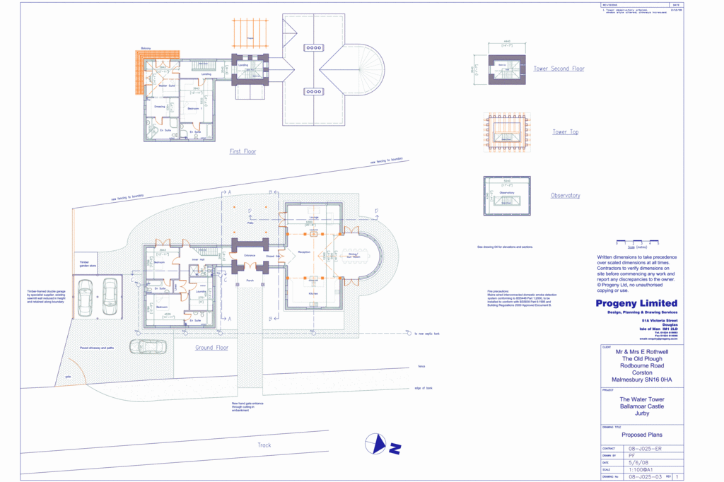 The Water Tower, Ballamoar, Sandygate 4 bed property with land for sale ...