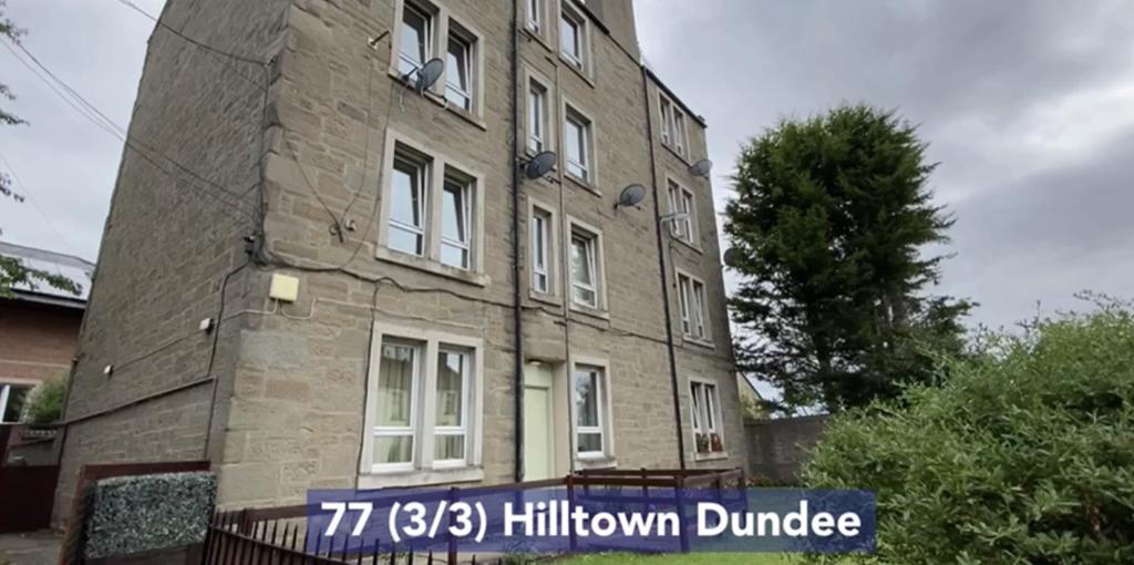3/3, 77 Hilltown, Dundee,DD3 7AD 1 bed flat - £395 pcm (£91 pw)