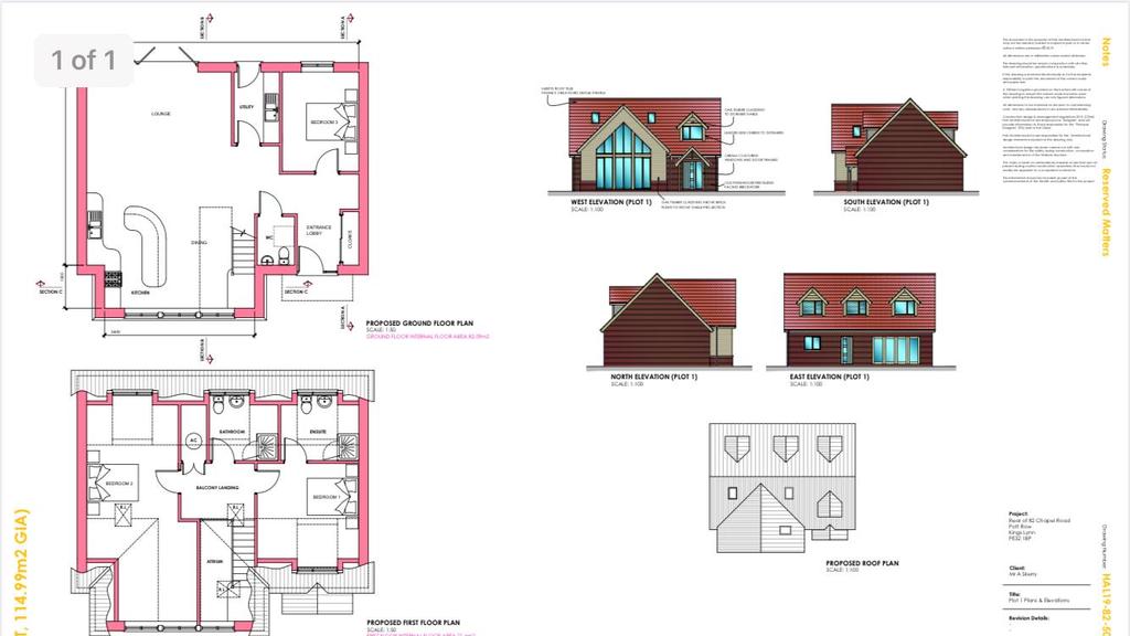 82 Chapel Road, Pott Row Plot - £180,000