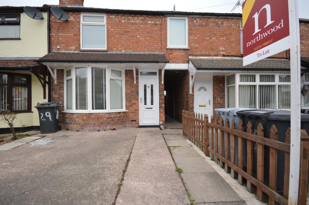 Stoneley Avenue, Crewe, CW1 2 bed terraced house - £600 pcm (£138 pw)