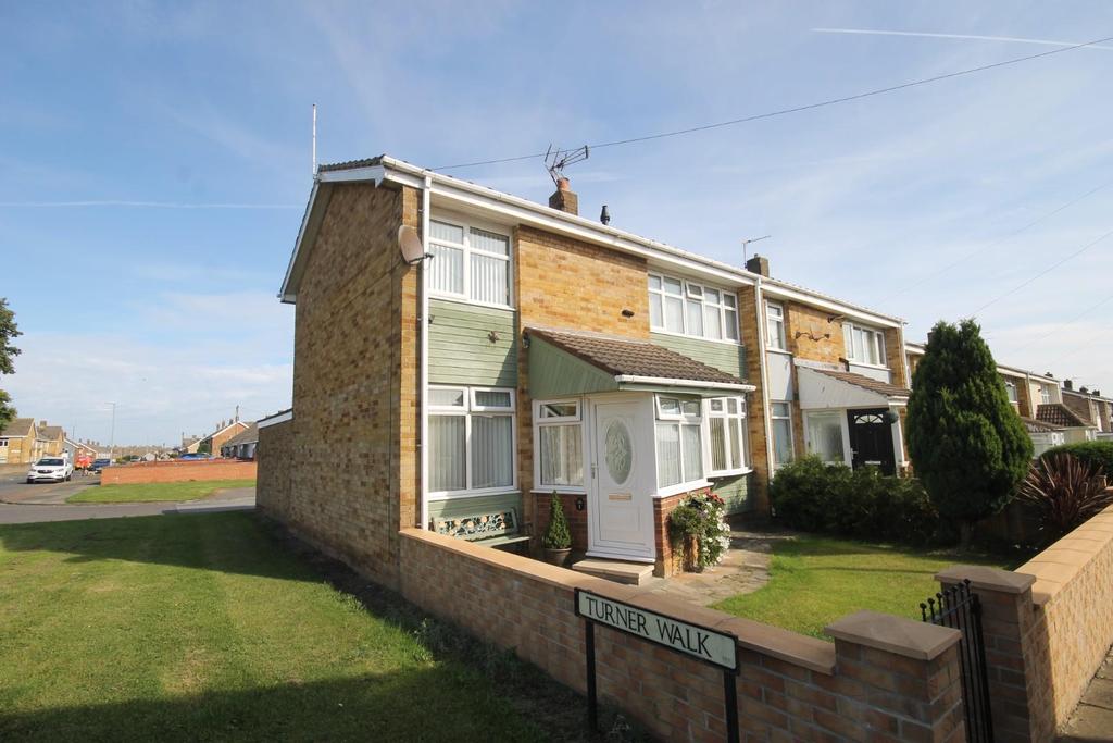 Turner Walk, Rift House, Hartlepool 3 bed end of terrace house - £94,000