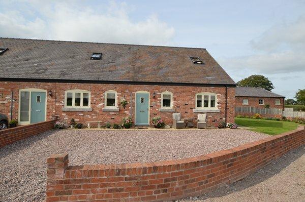 Adderley Hall Barns, Adderley, Market... 4 bed barn conversion - £475,000