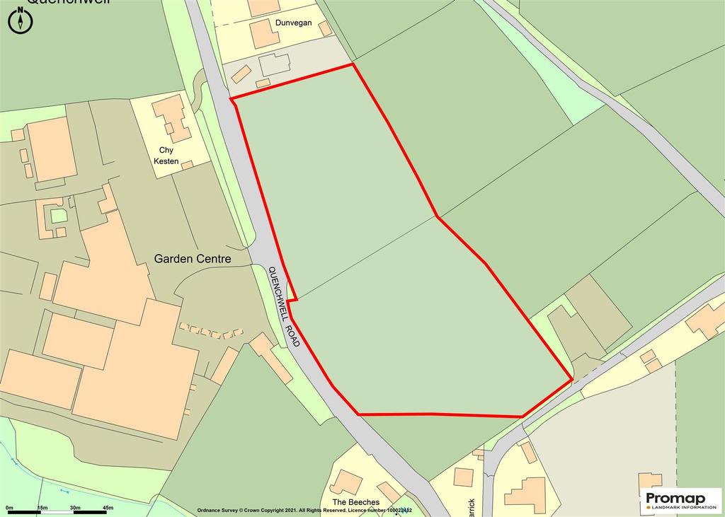 Carnon Downs Land - £200,000