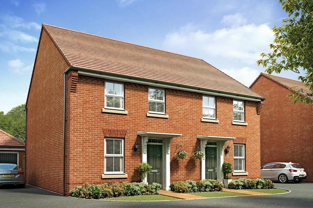 ASHDOWN at Beaumont at Warwick Gates... 2 bed semi-detached house - £ ...