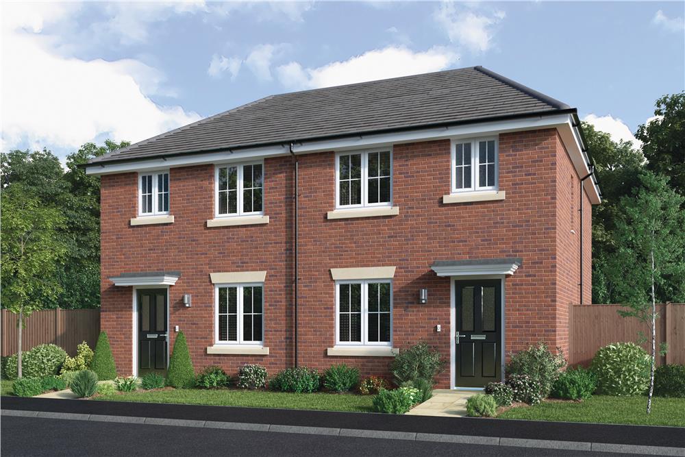Plot 175, The Dayton at Hartside... 3 bed semi-detached house - £174,995