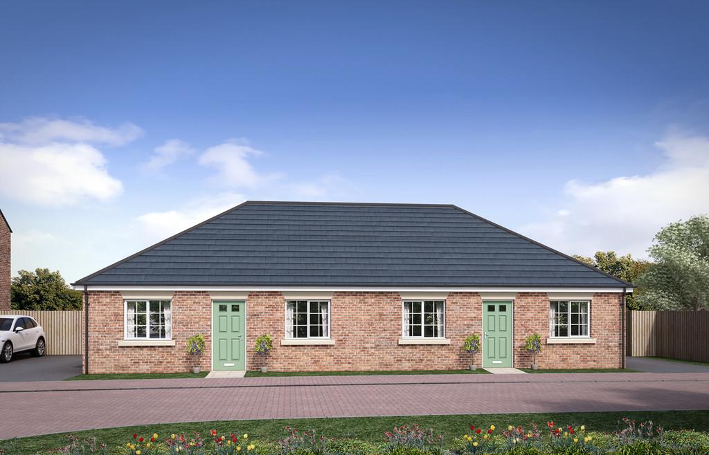 Hackforth Road, Little Crakehall, Bedale 2 bed semi-detached bungalow ...