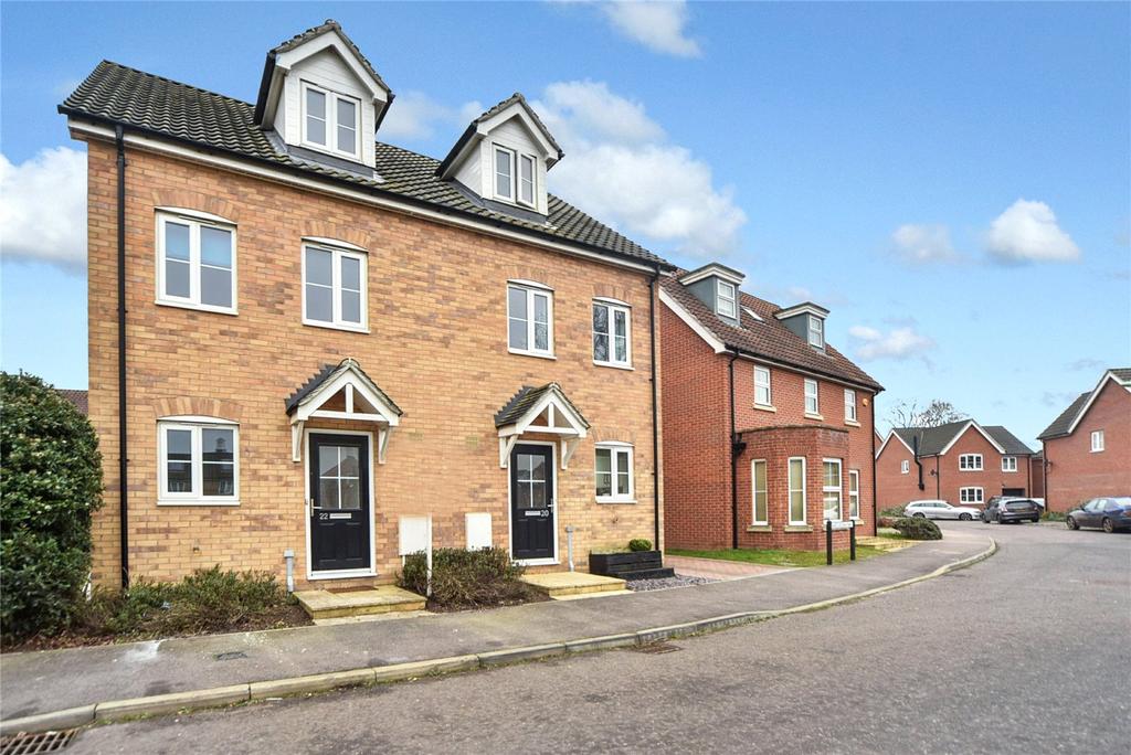 Barleycorn Way, Beck Row, Bury St.... 3 bed semi-detached house - £239,950
