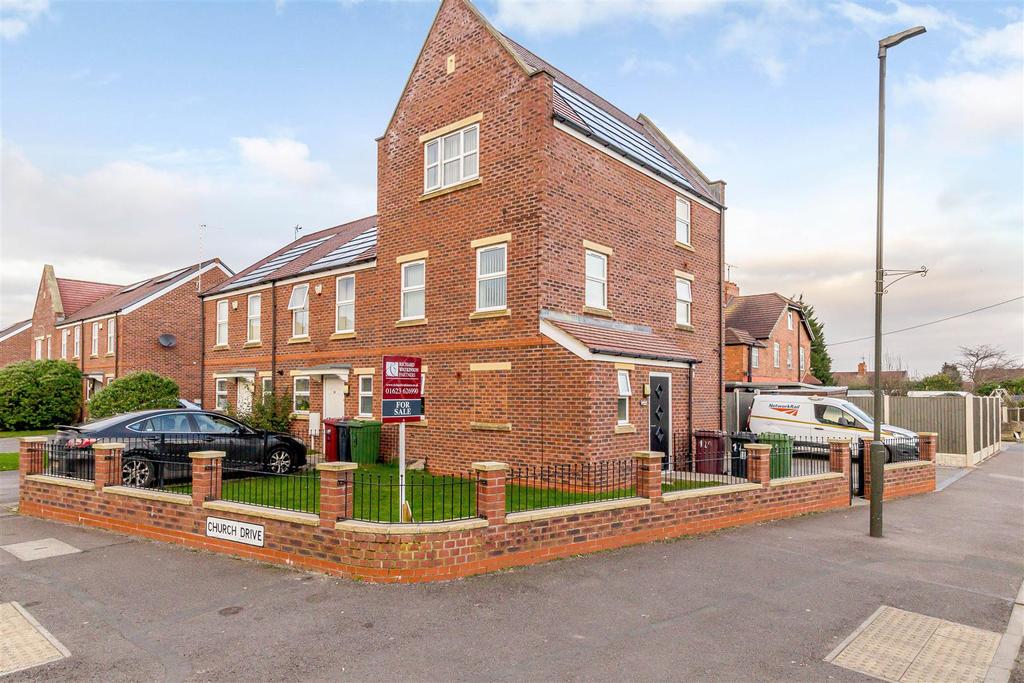 Church Drive, Shirebrook 4 bed townhouse - £165,000