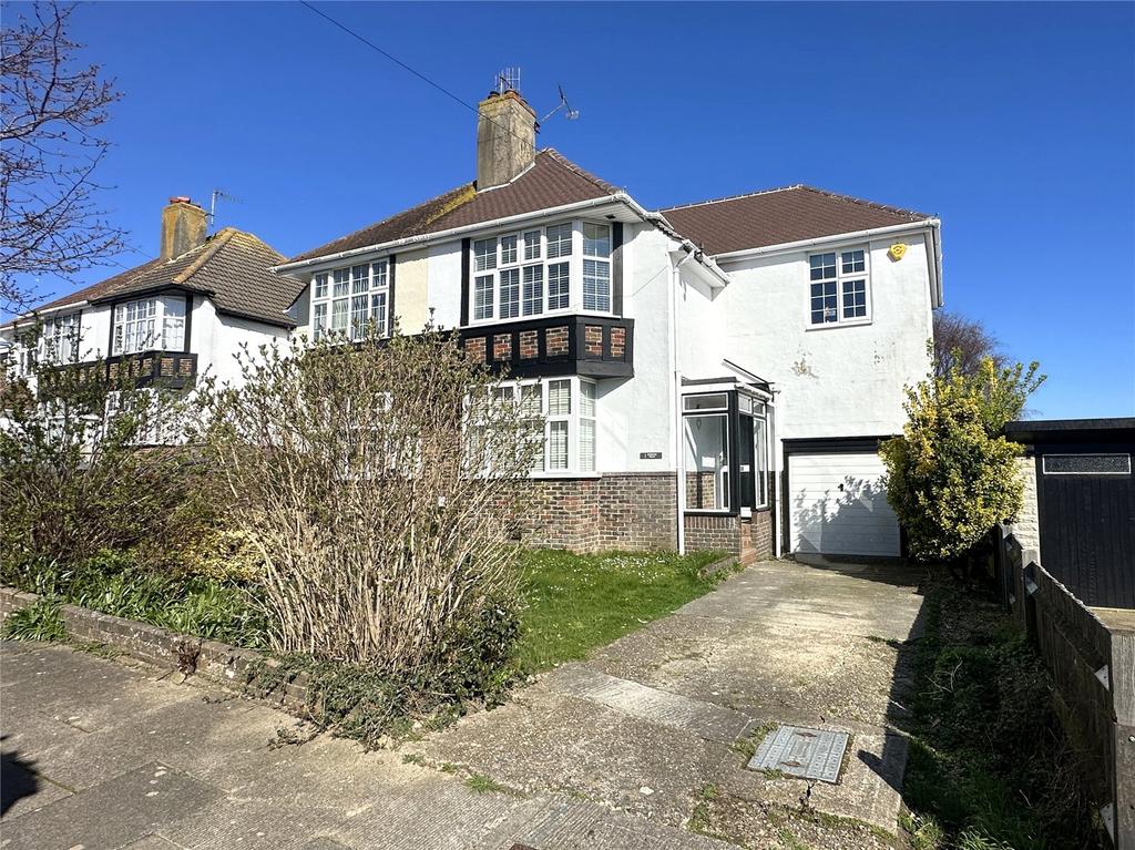 Rossiter Road, North Lancing, West Sussex, BN15 3 bed semi-detached ...