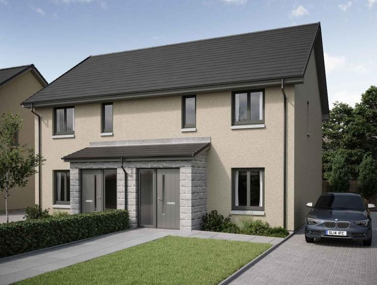 Plot 3, The Kintraw at Crest of... 3 bed semi-detached house - £234,990