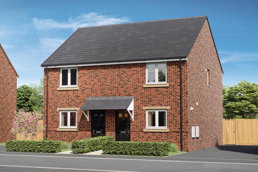Plot 78, The Halstead at Hoddings... 2 bed house - £165,000