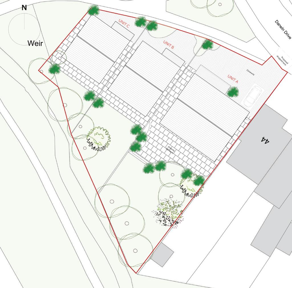 Land adjacent to 41 Darwin Drive, Tonbridge, Kent Land - £20,000