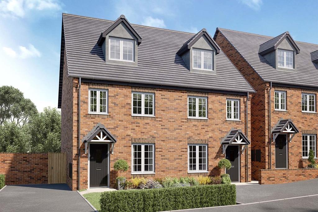 The Braxton - Plot 69 at Newton... 3 bed semi-detached house - £289,995