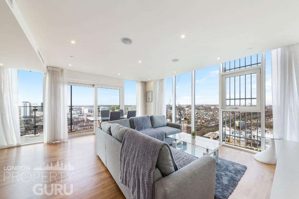 Enterprise Way, Wandsworth, London, SW18 3 bed flat - £3,250 pcm (£750 pw)