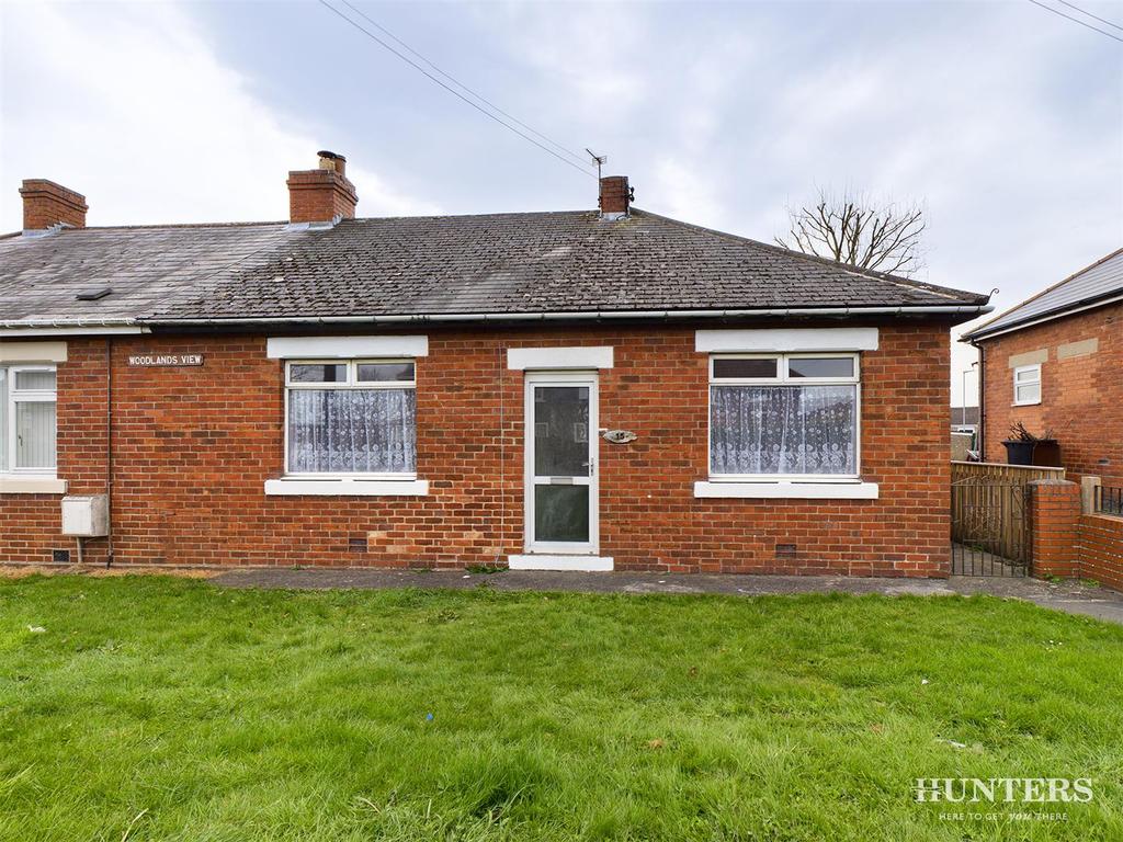 Woodlands View, Consett, Durham 2 bed semi-detached bungalow - £79,950