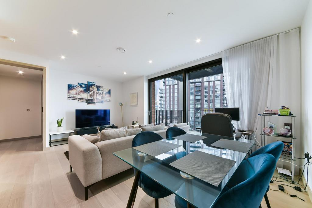 Legacy Building, Embassy Gardens... 1 bed flat to rent - £3,683 pcm (£ ...