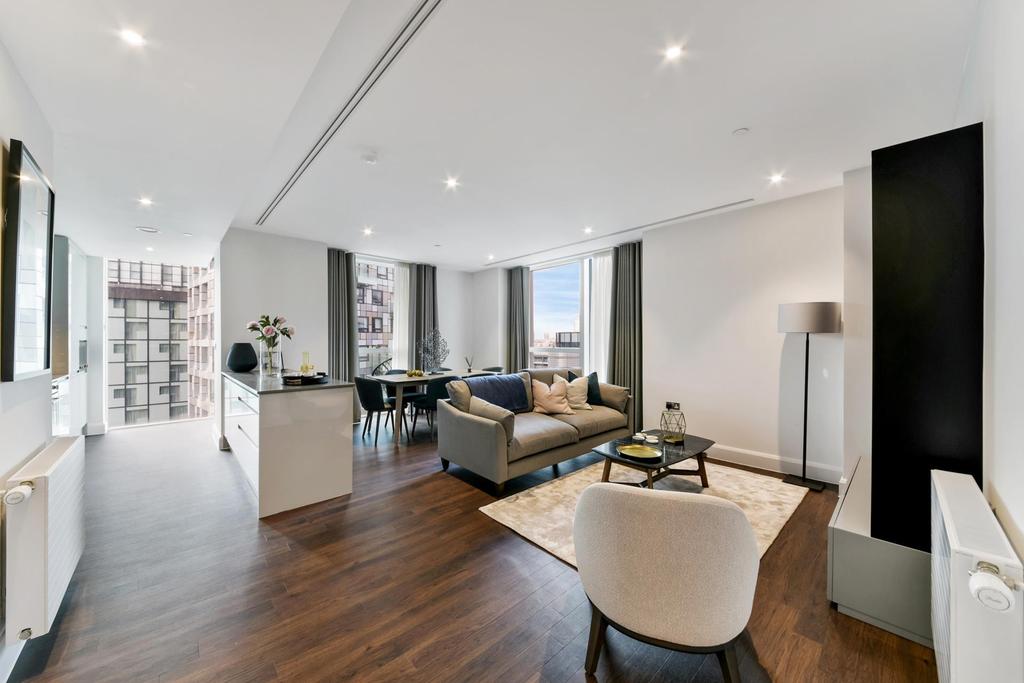Sirocco Tower, Sailmakers, Canary... 2 bed apartment - £3,302 pcm (£762 pw)