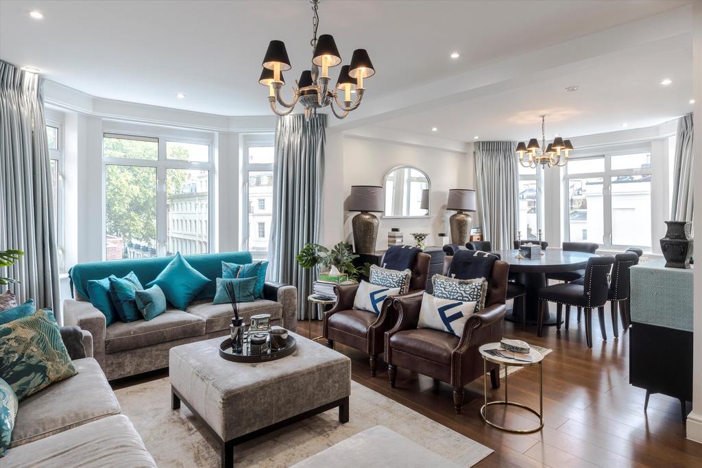 Stanhope Terrace, London, W2. 3 bed flat - £1,700,000