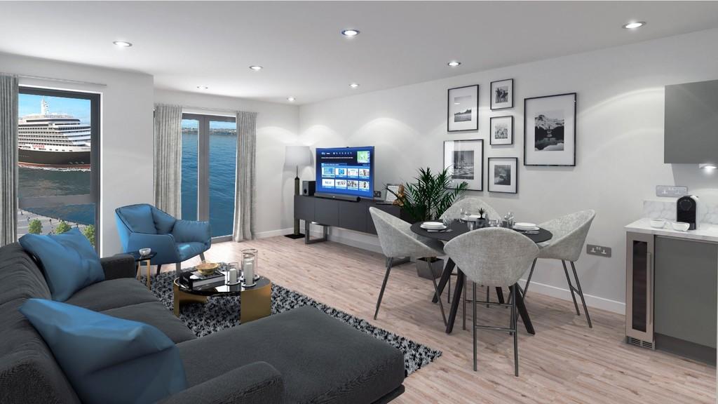 Canal Views, Dockside, Liverpool 1 bed apartment - £186,000