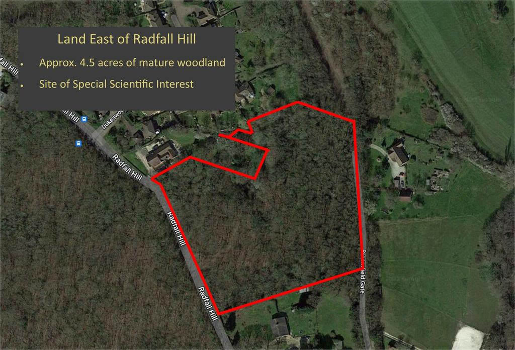 Land East of Radfall Hill, Chestfield Land - £70,000
