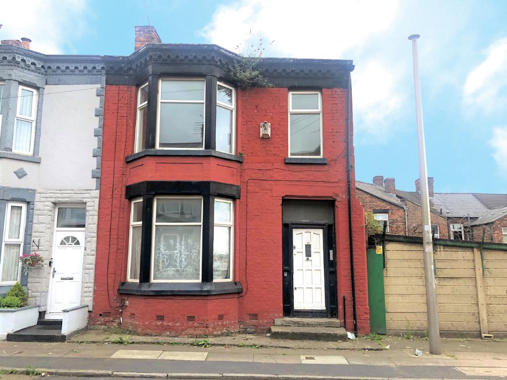 22 Ursula Street, Bootle, Merseyside 3 bed end of terrace house - £15,000