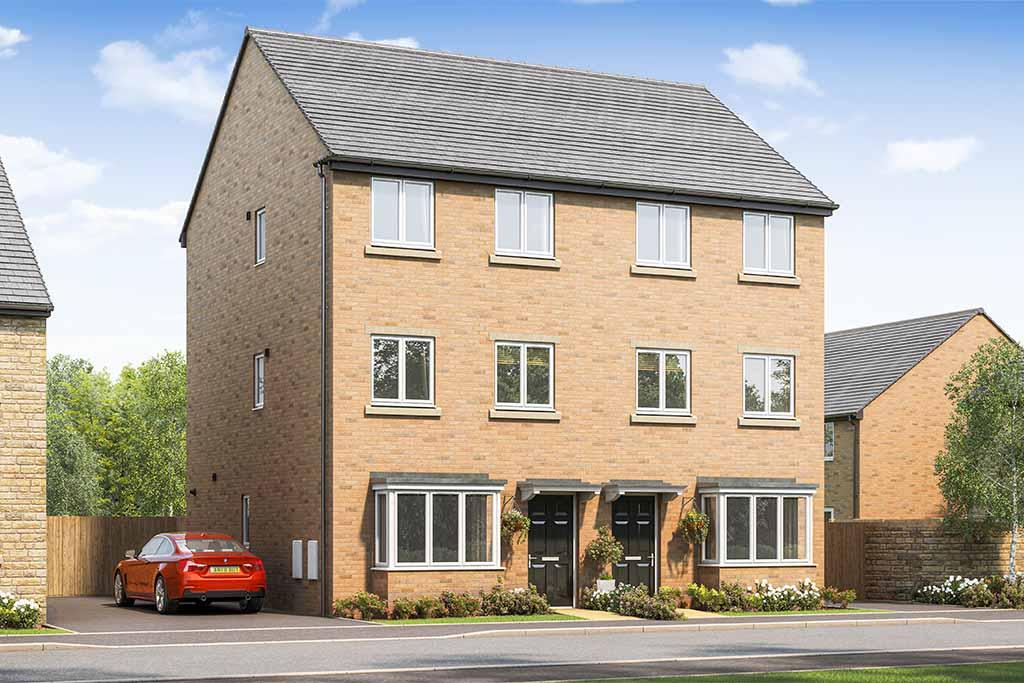 Plot 96, The Berwick at Pennine View... 4 bed house - £202,996