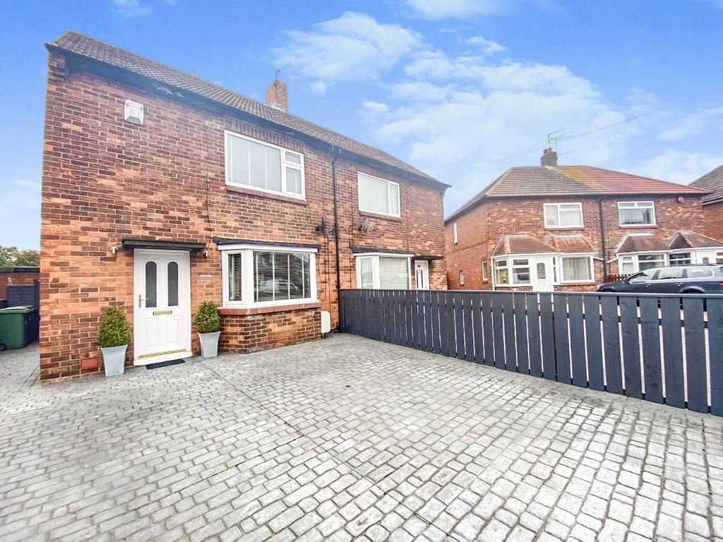 Westlea, Bedlington, Northumberland, NE22 6DX 2 bed semi-detached house ...