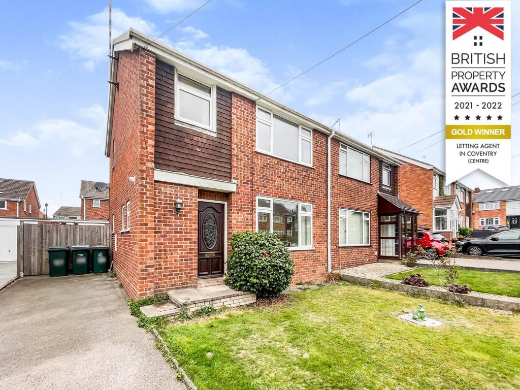 Unicorn Avenue Coventry 3 Bed Semi Detached House £290 000