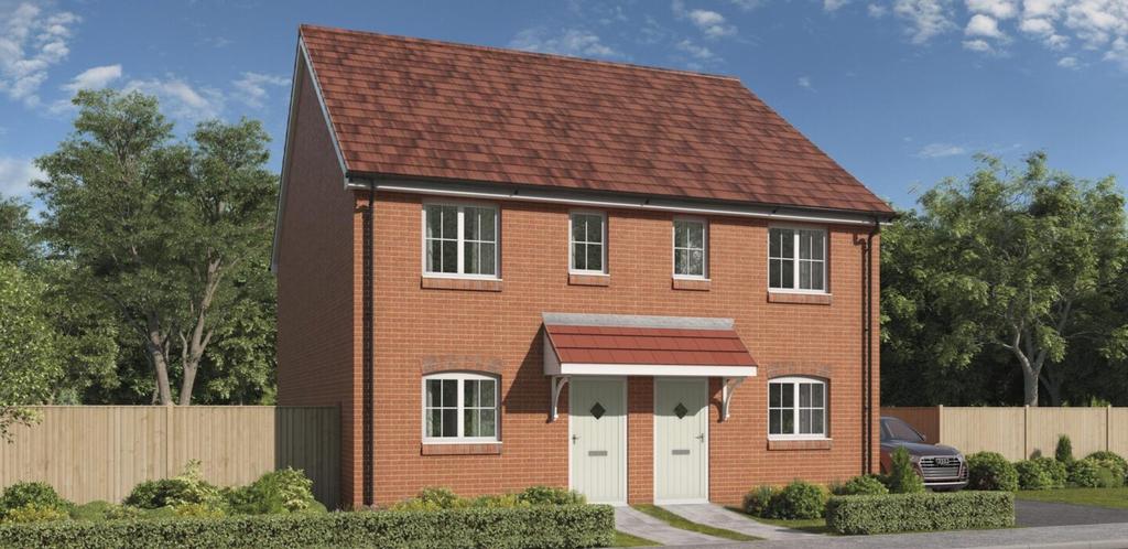 Plot 109, The Azalea at Pirton Fields... 2 bed end of terrace house - £ ...