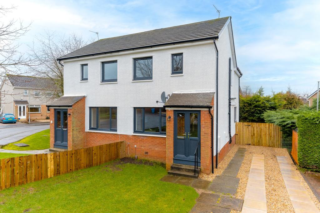 Maybole Grove, Newton Mearns... 3 bed semi-detached villa - £275,000
