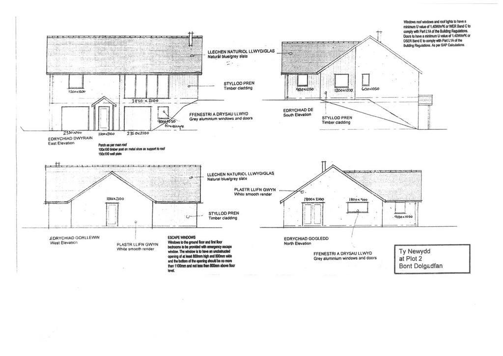 Land Adjacent Maes Awel, Bont Dolgadfan, Llanbrynmair, Powys, SY19 Plot ...