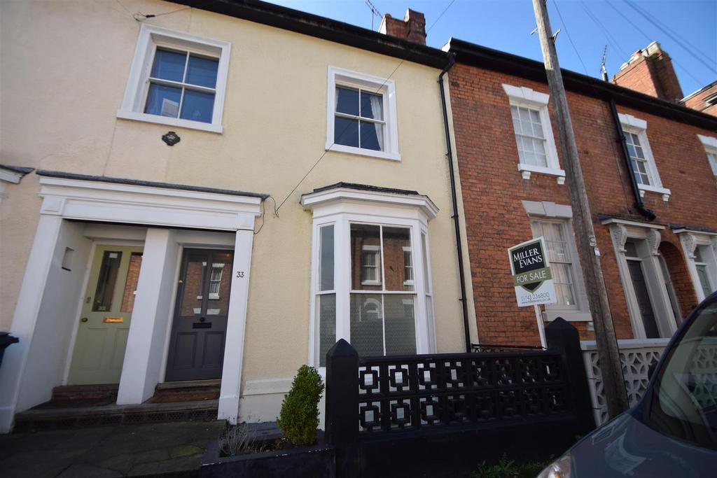 33 Albert Street, Shrewsbury, SY1 2HT 3 bed townhouse - £325,000