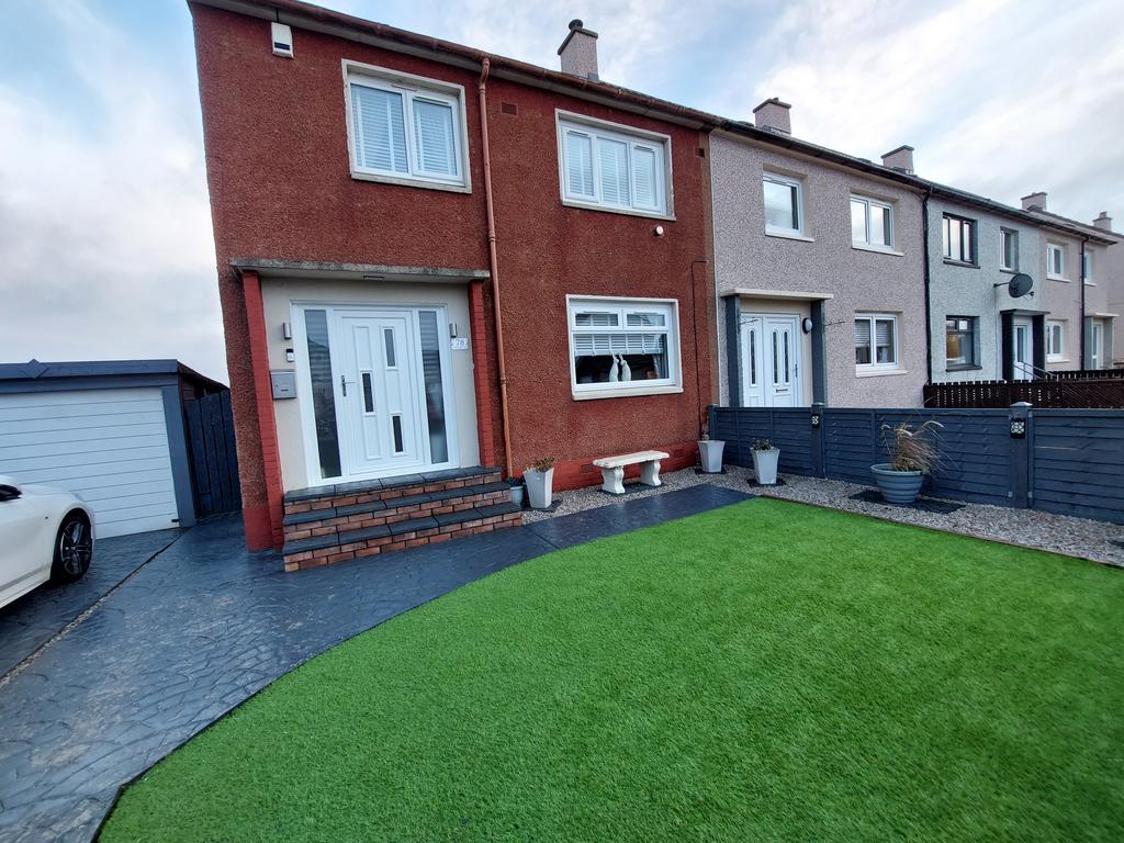 Scotia Crescent, Larkhall ML9 3 bed end of terrace house - £120,000
