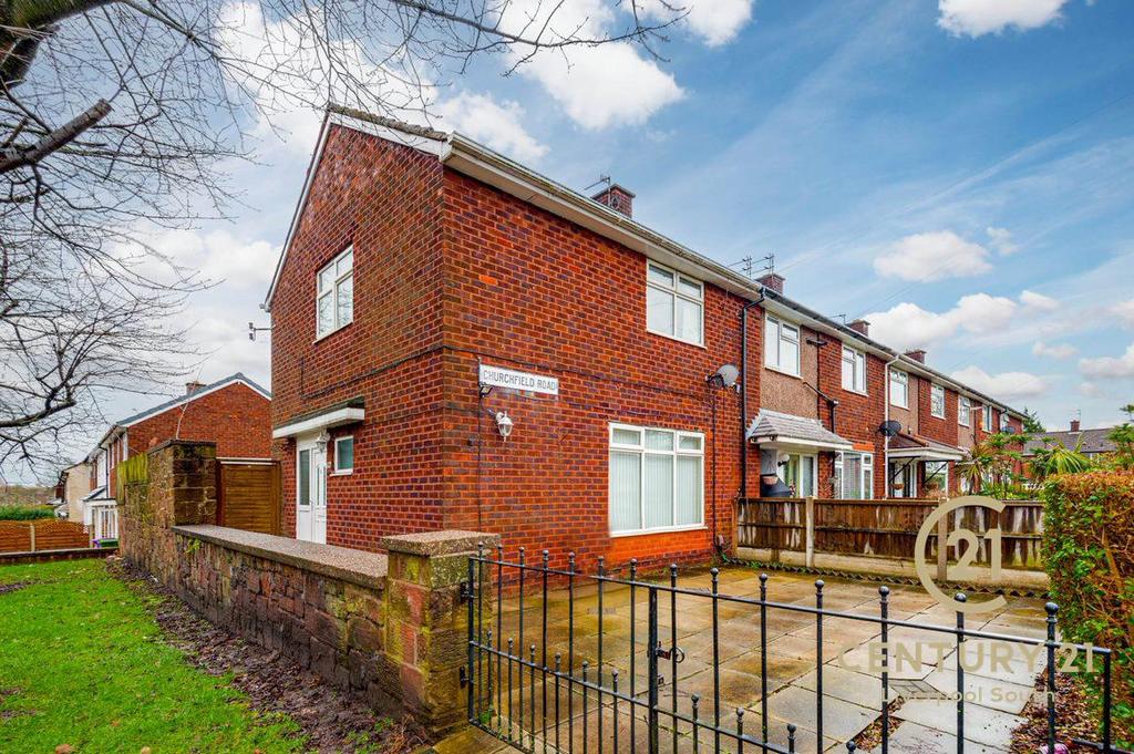 Churchfield Rd, L25 2 bed end of terrace house - £137,500