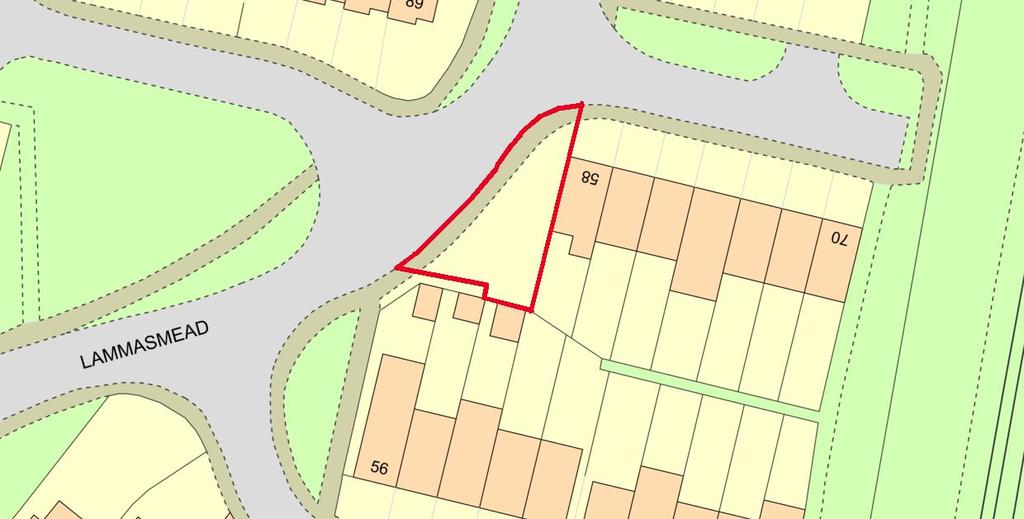 Land Adjacent to 58 Lammasmead... Land - £5,000