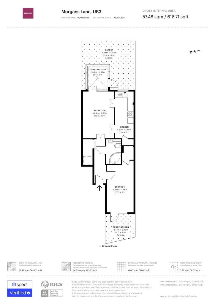 Morgans Lane, Hayes UB3 1 bed maisonette - £215,000