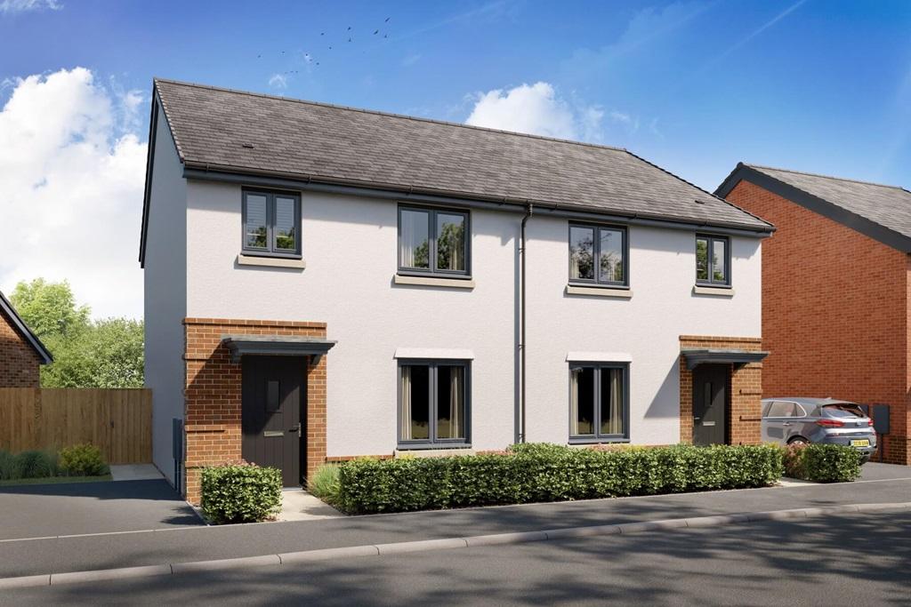 The Byford - Plot 52 at Apsham... 3 bed end of terrace house - £425,000