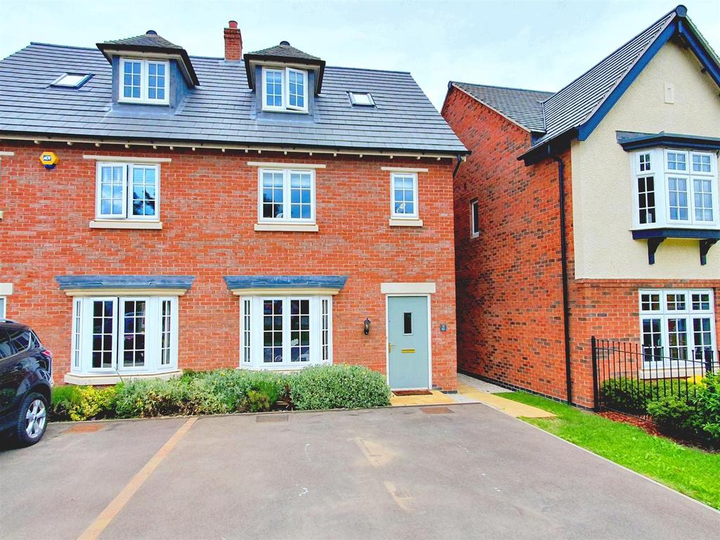 Bennett Close Hugglescote Le67 3 Bed Semi Detached House For Sale £