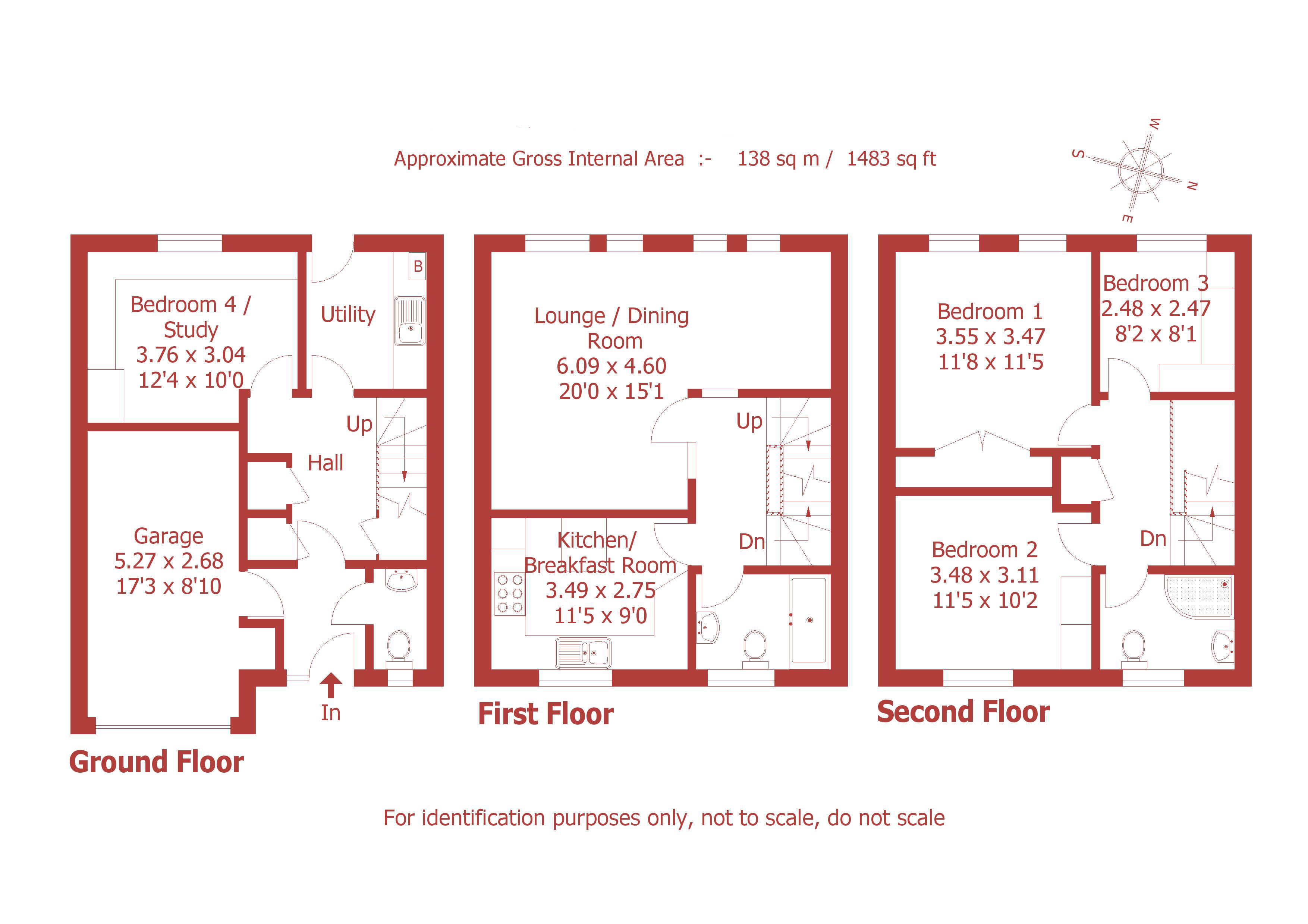 Coppercourt Leaze, Wimborne BH21 4 bed terraced house for sale - £425,000