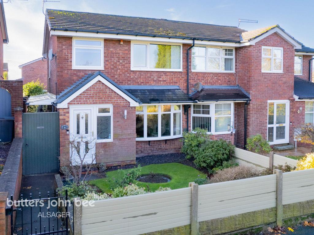 Brindley Way, Bignall End 3 bed semi-detached house - £199,950