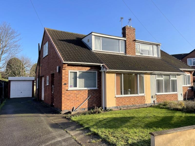 Cowdray Close, Loughborough 3 bed semi-detached bungalow - £200,000