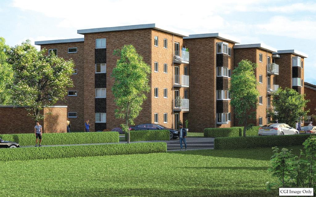 Beverley Court, 56/78 Cedar Drive... 2 bed block of apartments - £120,000