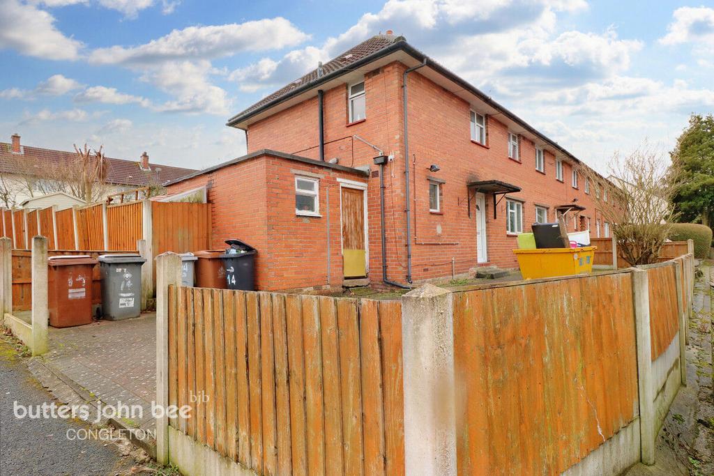 Southbank Grove, Congleton 3 bed end of terrace house - £170,000