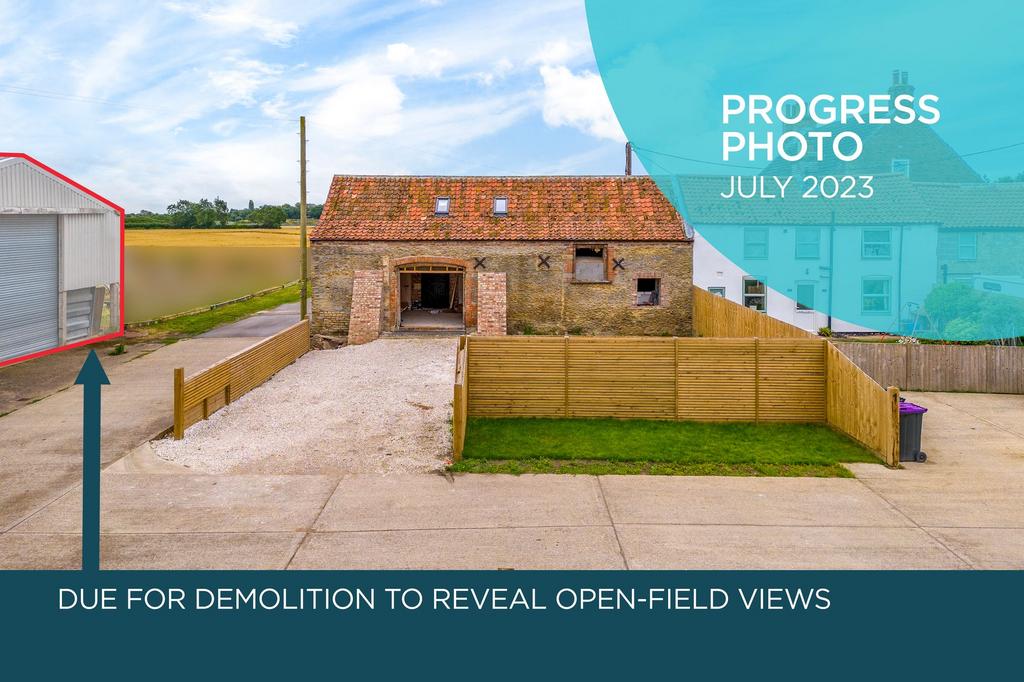 Owmby Road, East Firsby, Spridlington, Market Rasen 3 bed barn ...